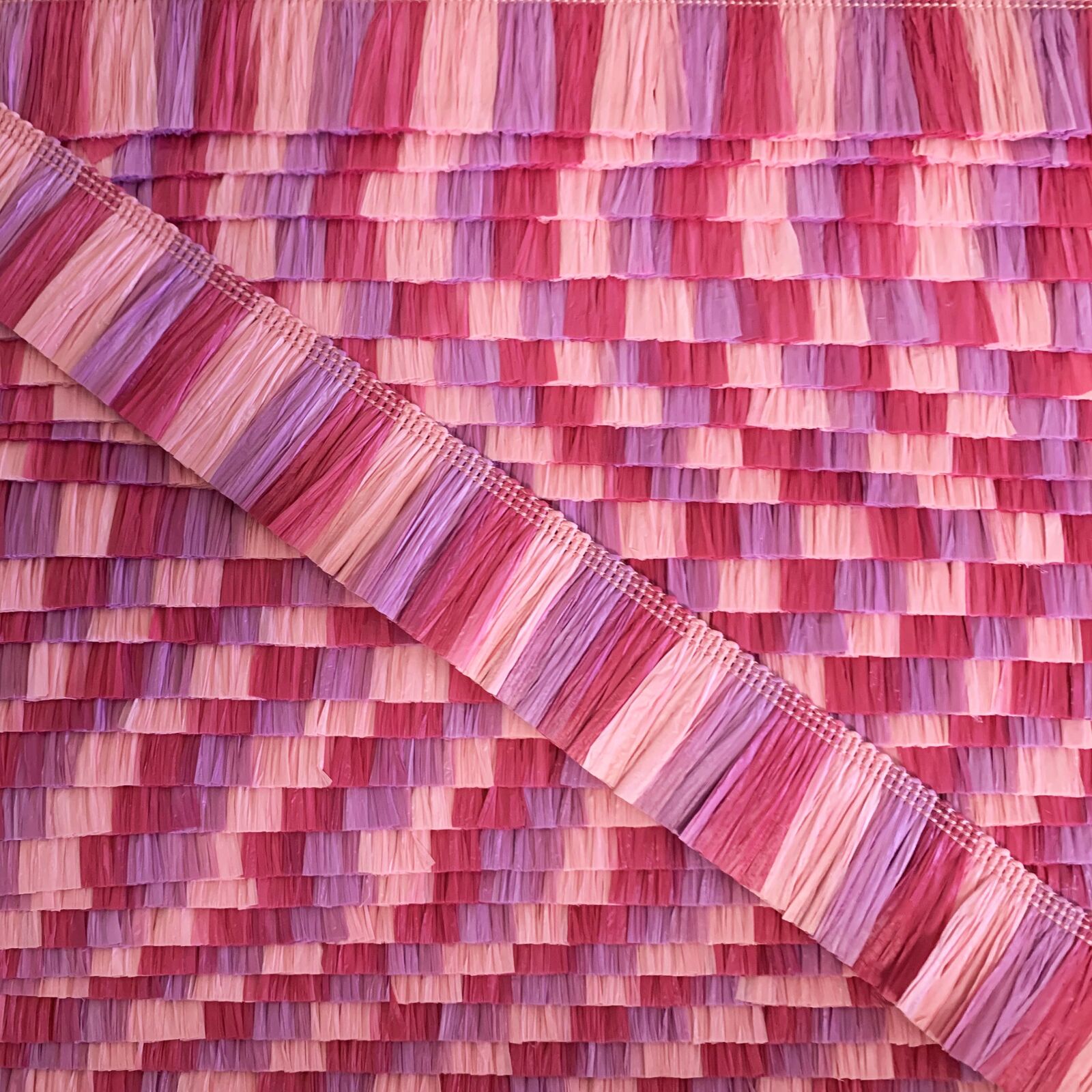 natural straw raffia